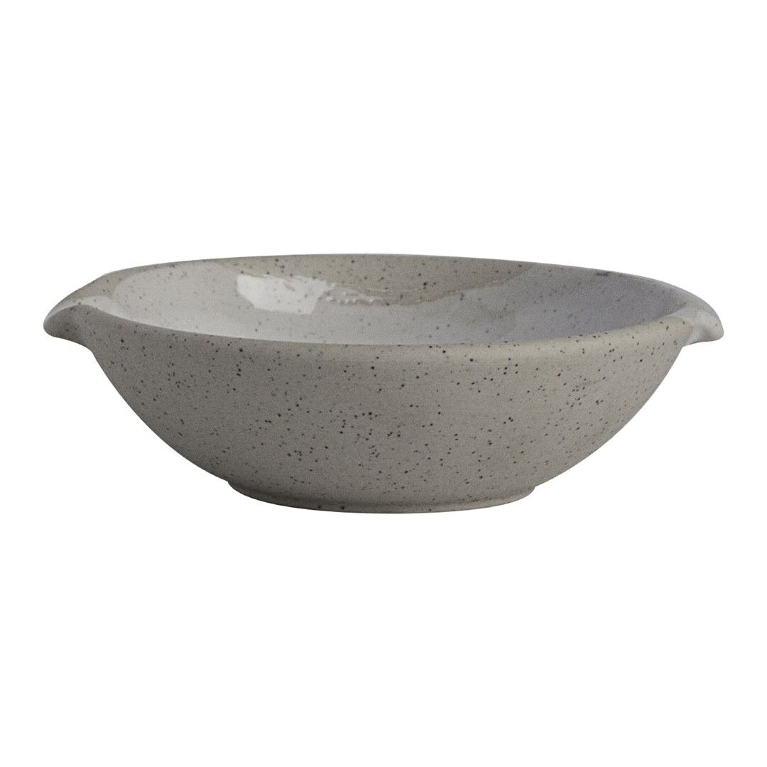 Gembrook Ceramic White Condiment Dish With Double Spout 11x10cm 10cl ...